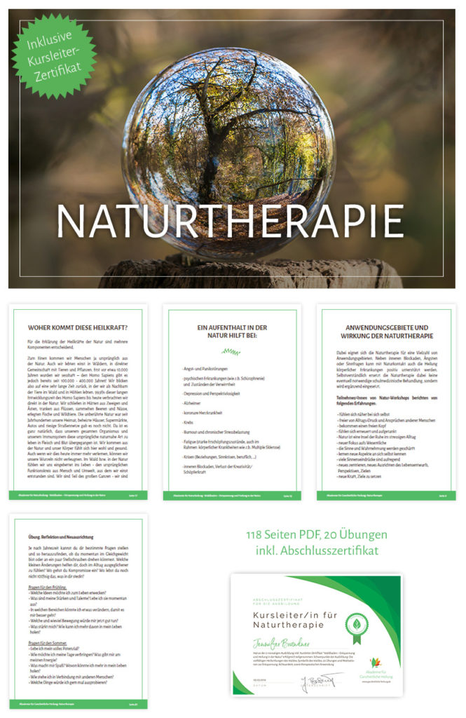 Online-Ausbildung "Naturtherapie" inkl. Kursleiter-Zertifikat ...